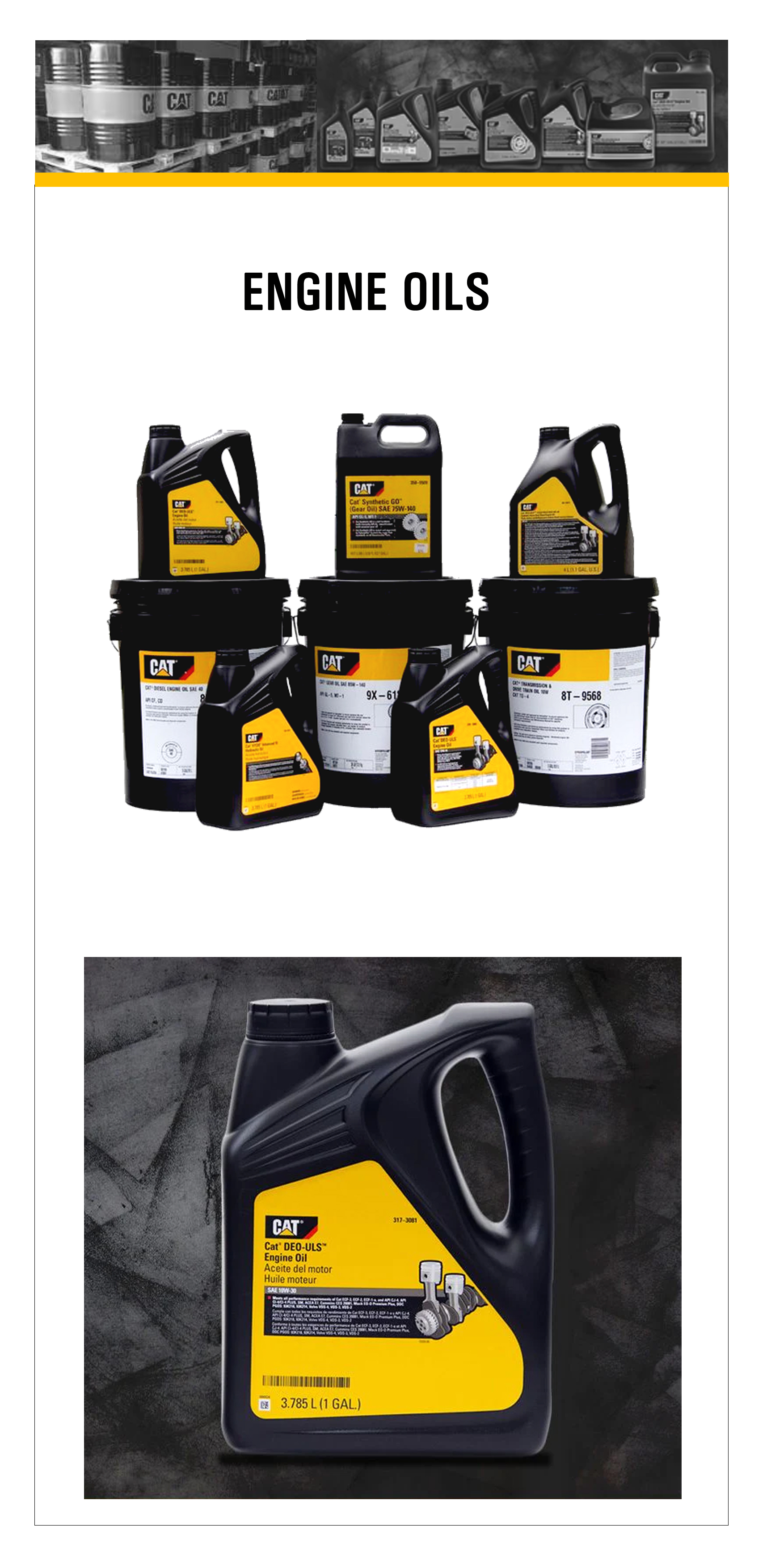 CAT Oil and Grease – Parts