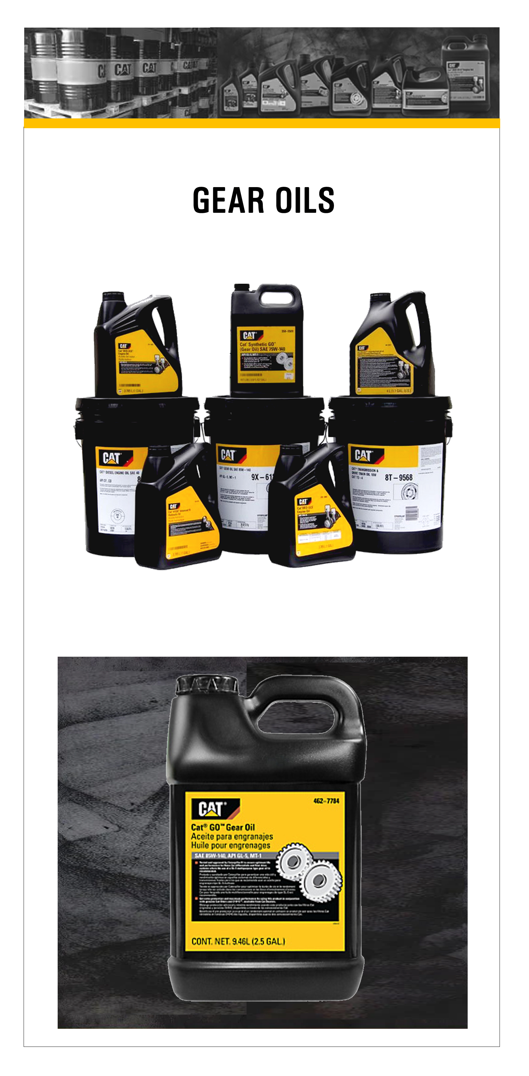 CAT Oil and Grease – Parts